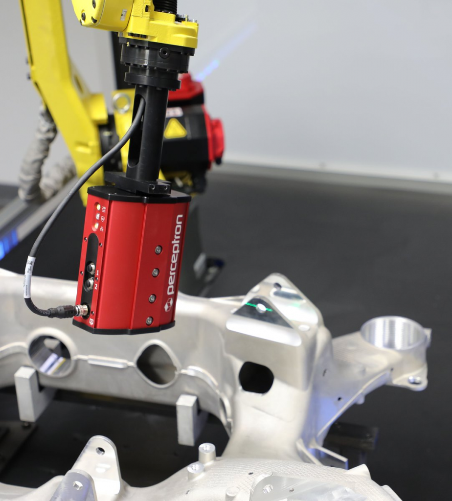 Perceptron Robot Mounted Helix Scanning Sensor – Metrology and Quality ...