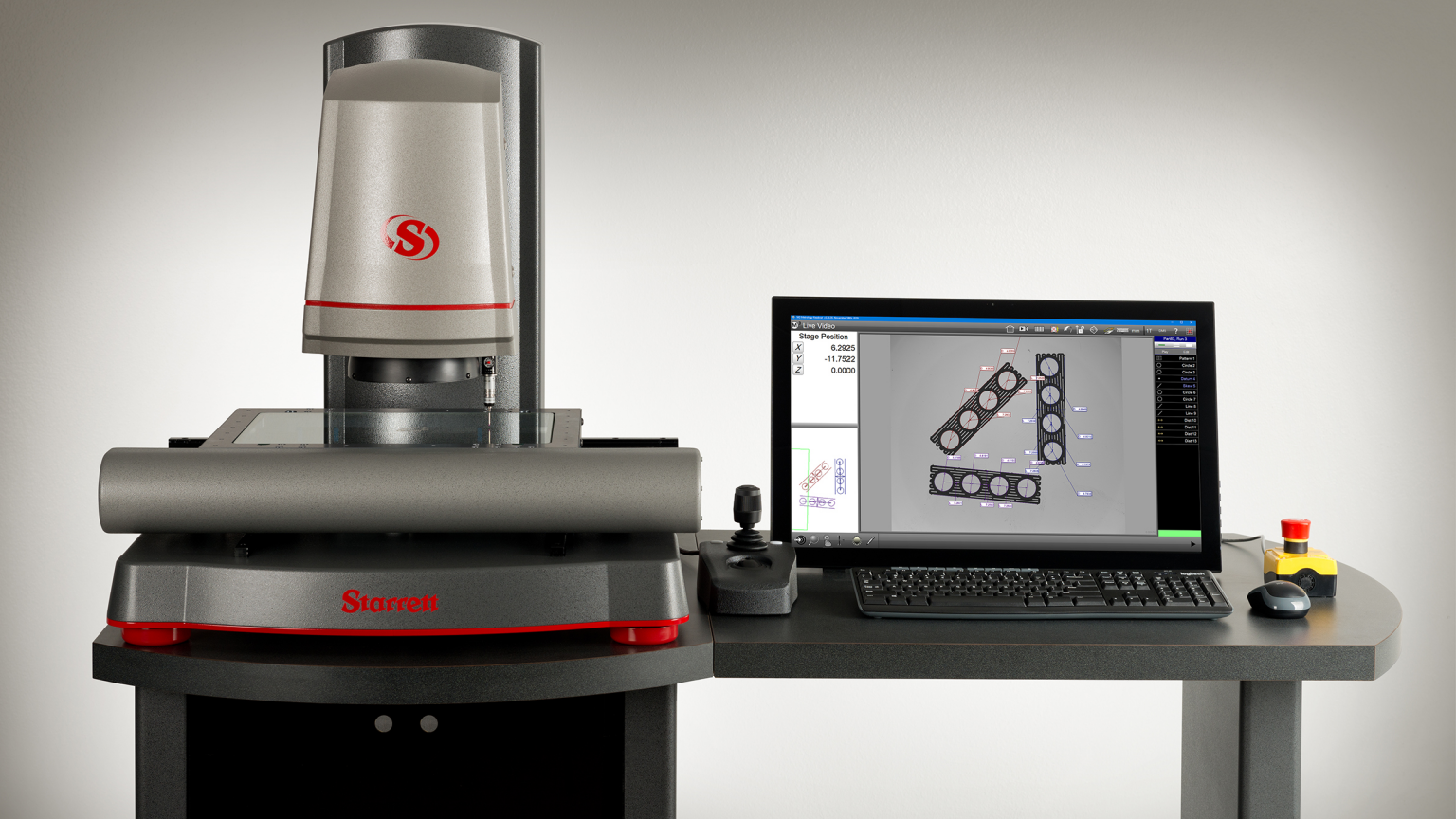 Starrett Introduces Large Field of View Multi-Sensor Vision System ...