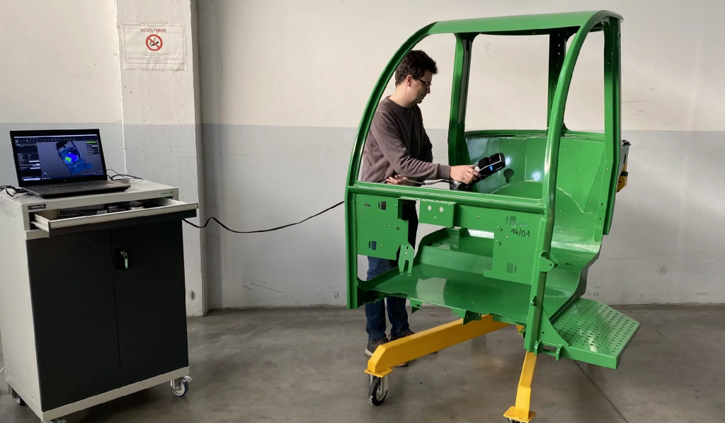 Laser Scanning Tractor Cab – Metrology and Quality News - Online Magazine