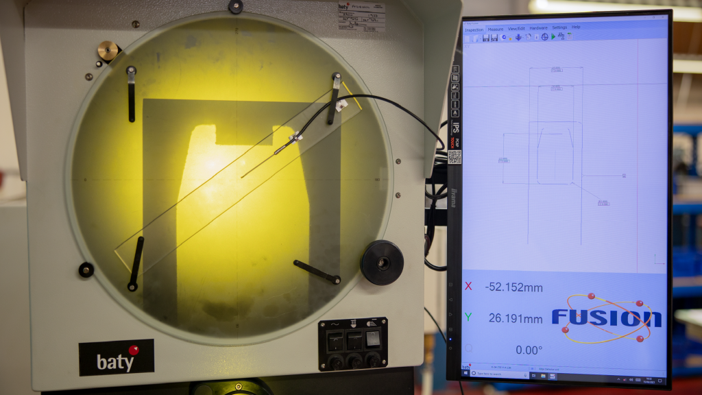 Bowers Ensures Accuracy of Bore Gauges with Baty Profile Projector ...