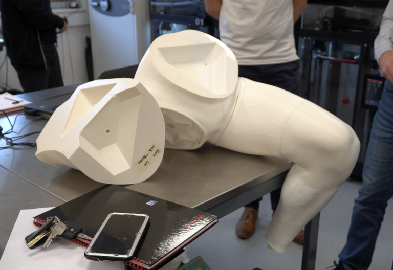 Vorteq mannequin components ready for assembly and wind tunnel use ...