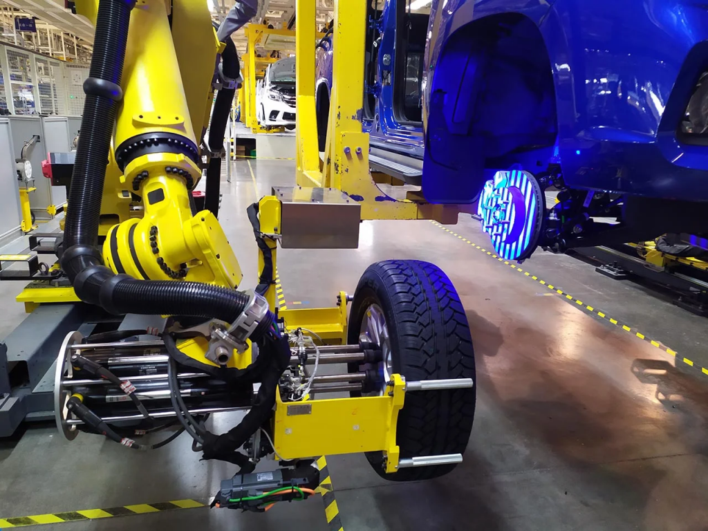 Robot Guided Vehicle Wheel Assembly Using Matched Point Cloud Data ...