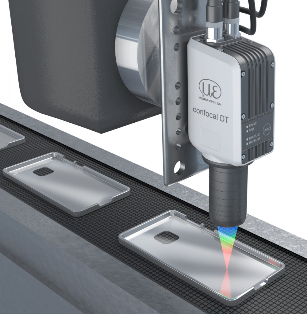 Next Generation Confocal Chromatic Sensor With Integrated Controller and Industrial Ethernet ...
