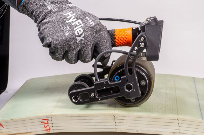 Roller Probe Inspects Large-Scale Composite Materials – Metrology and ...