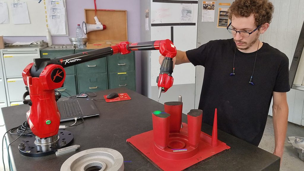 Foundry Guarantees Product Quality With 3D Scanning Arm – Metrology and ...